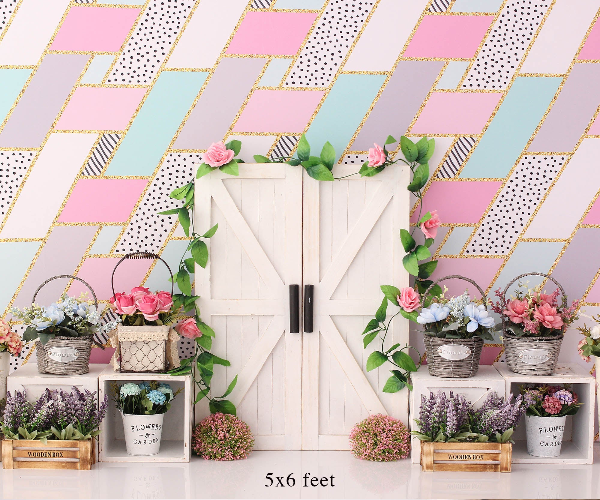 RTS Pastel Doorway 5x6 Ft - Fabric – Artista Prop Shop