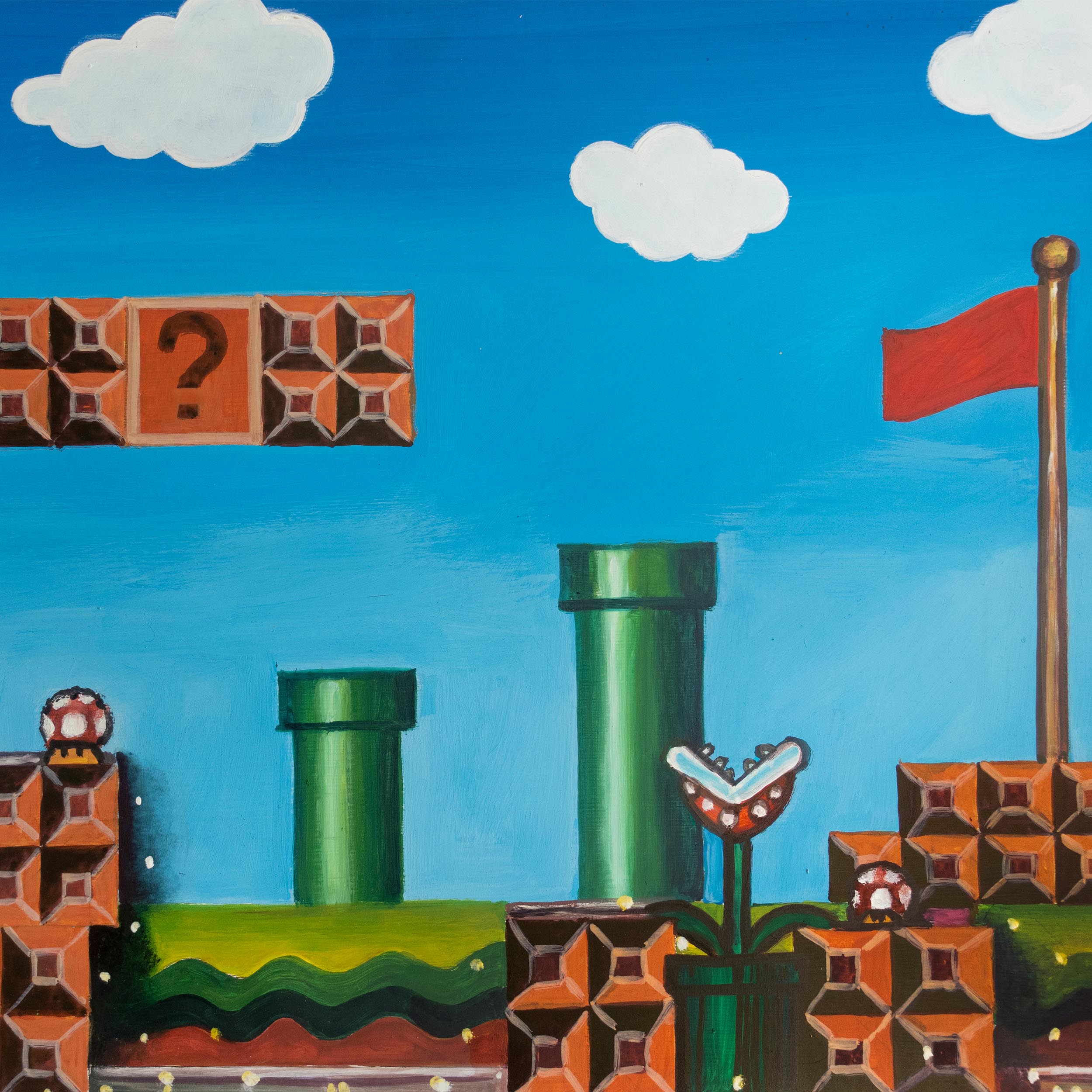 RTS Super Mario 5X6FT - Fabric – Artista Prop Shop