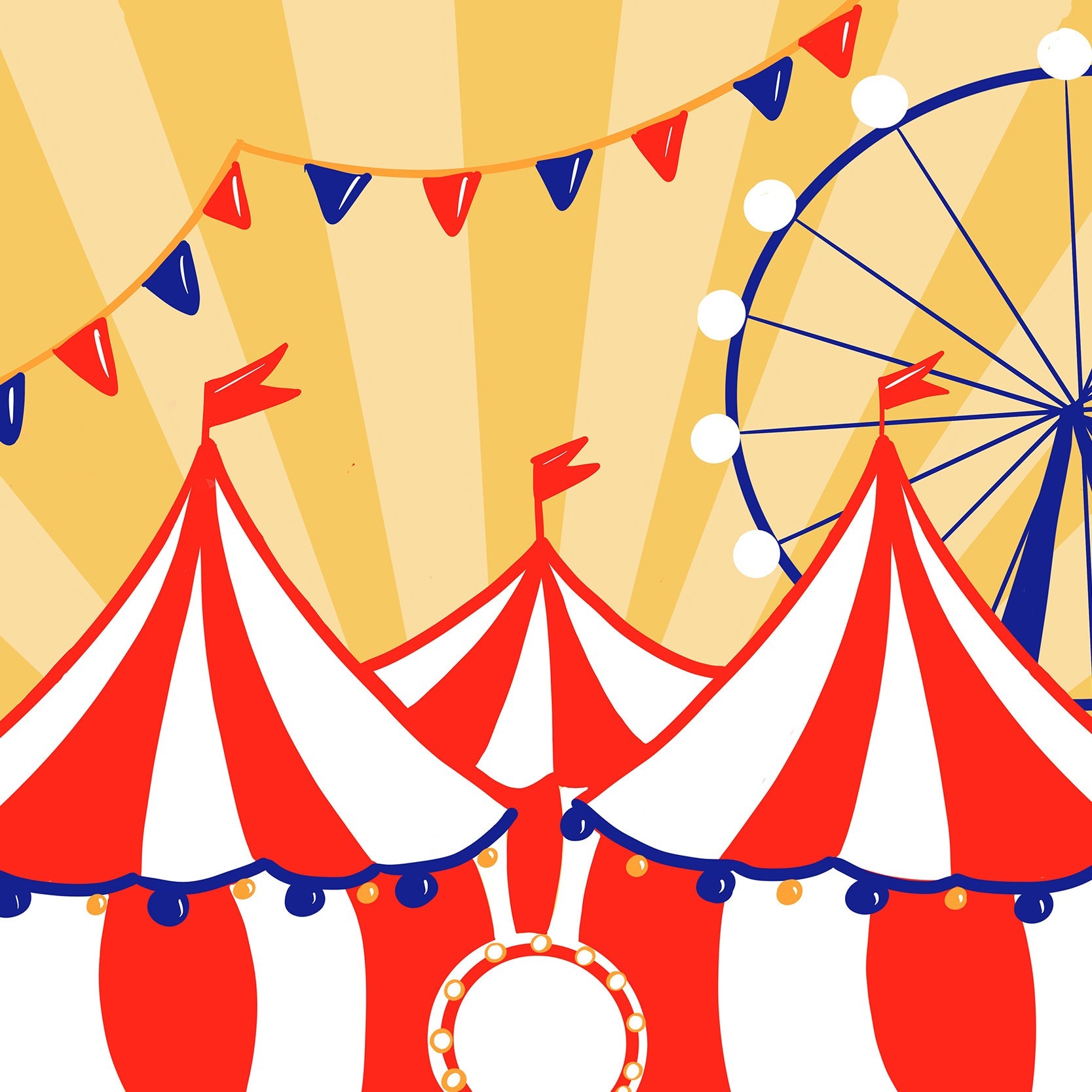 Carnival - 5x6 ft - Fabric – Artista Prop Shop